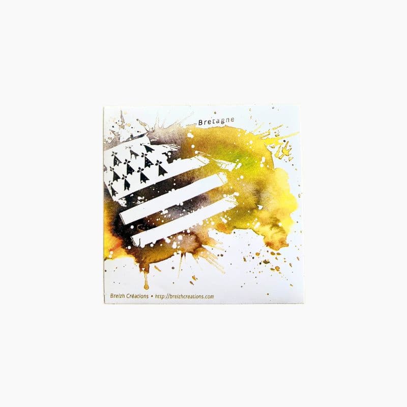 Autocollant Drapeau Breton | Vente en Ligne Sticker Breton
