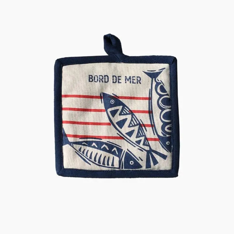 Manique de Cuisine Marius : Design Marin 100 % Coton | Le Kiosque Breton